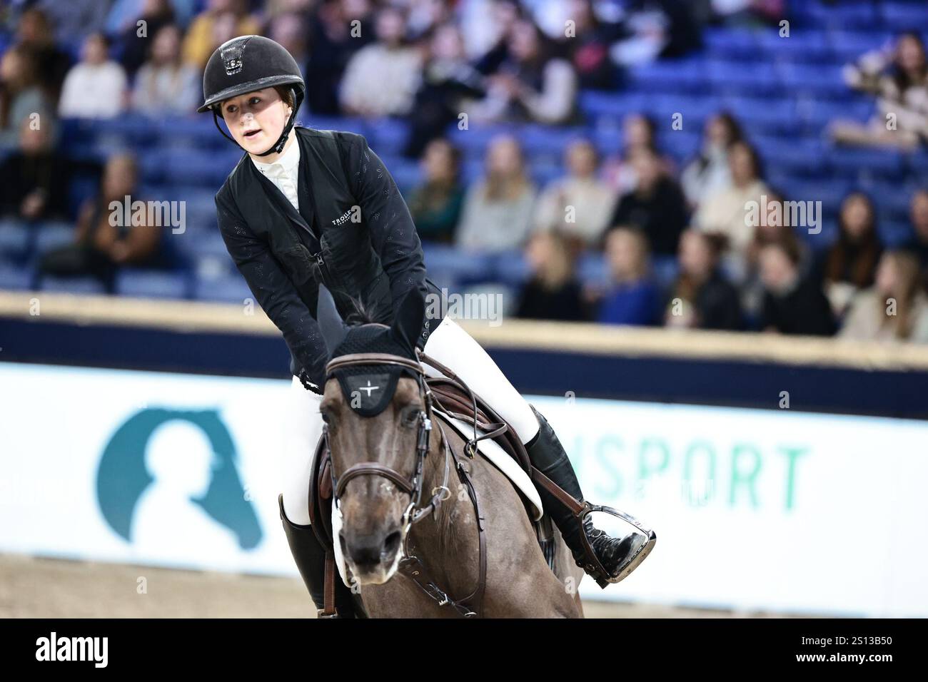 Selma Hundborg Dresler of Denmark with Clounamon Coco during the BHV ...