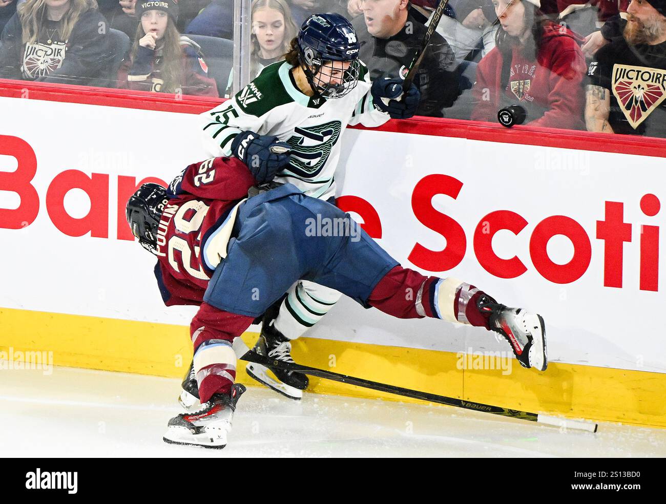 Laval, Canada. 30th Dec, 2024. Montreal Victoire's Marie-Philip Poulin ...