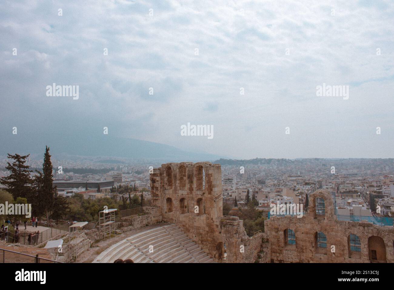 Acropolis Athens Greece ancient columns and ruins Stock Photo - Alamy