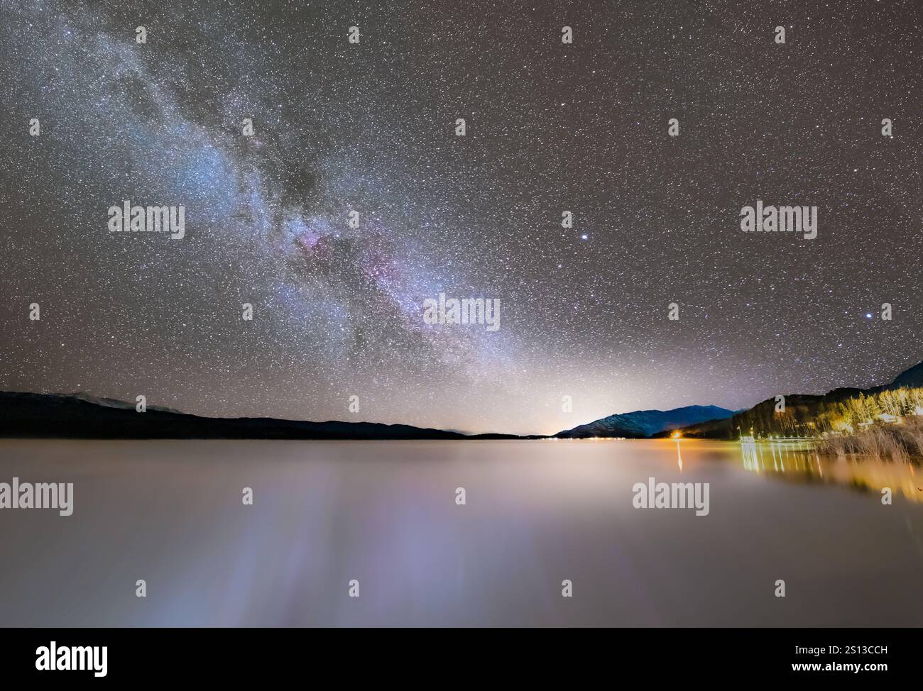 Stunning star filled night with the full milky way, galaxy in frame ...