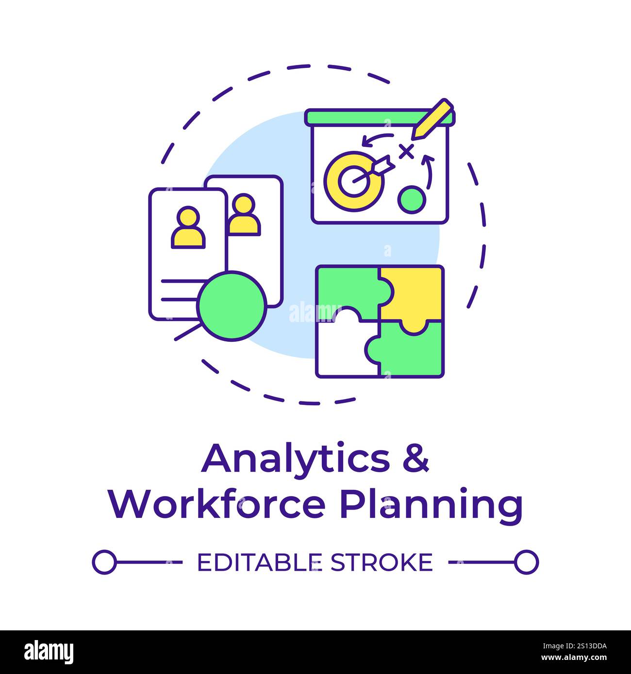 Succession planning multi color concept icon Stock Vector Image & Art ...