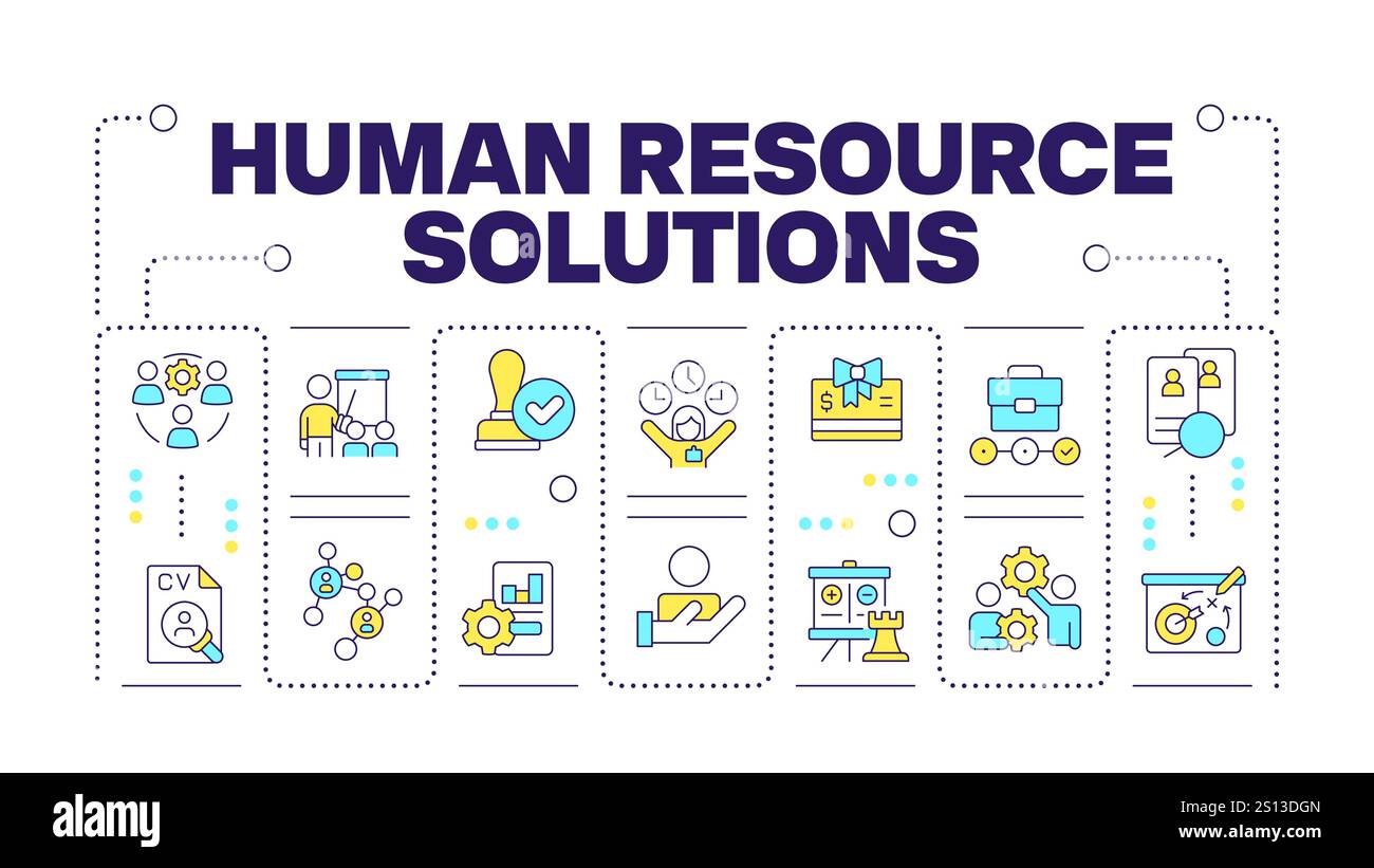 Human resources text on Stock Vector Images - Alamy