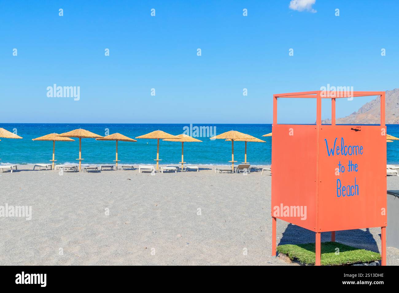 Beach, Plakias, Rethymno, Southern Crete, Crete, Greek Islands, Greece ...