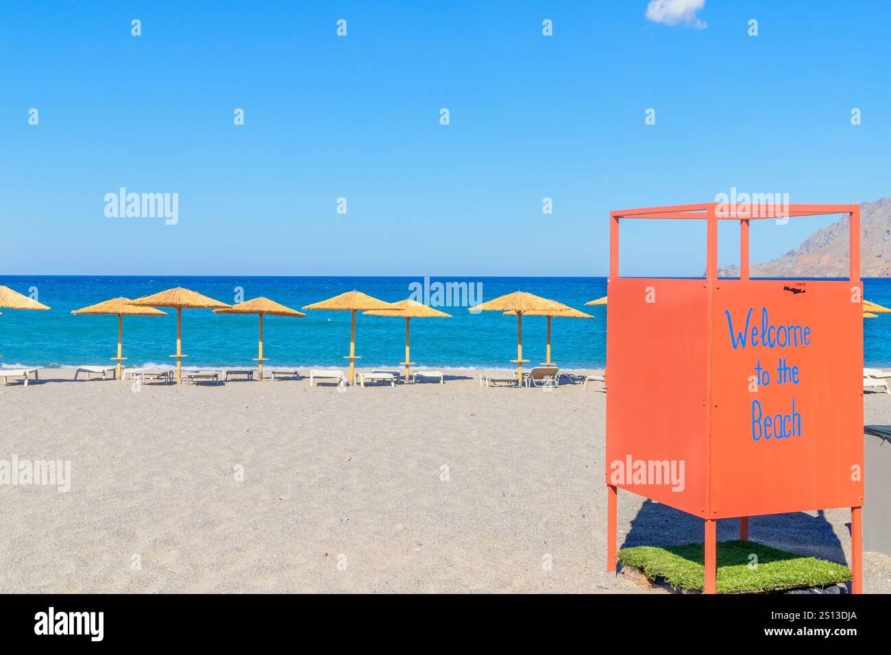 Beach, Plakias, Rethymno, Southern Crete, Crete, Greek Islands, Greece ...