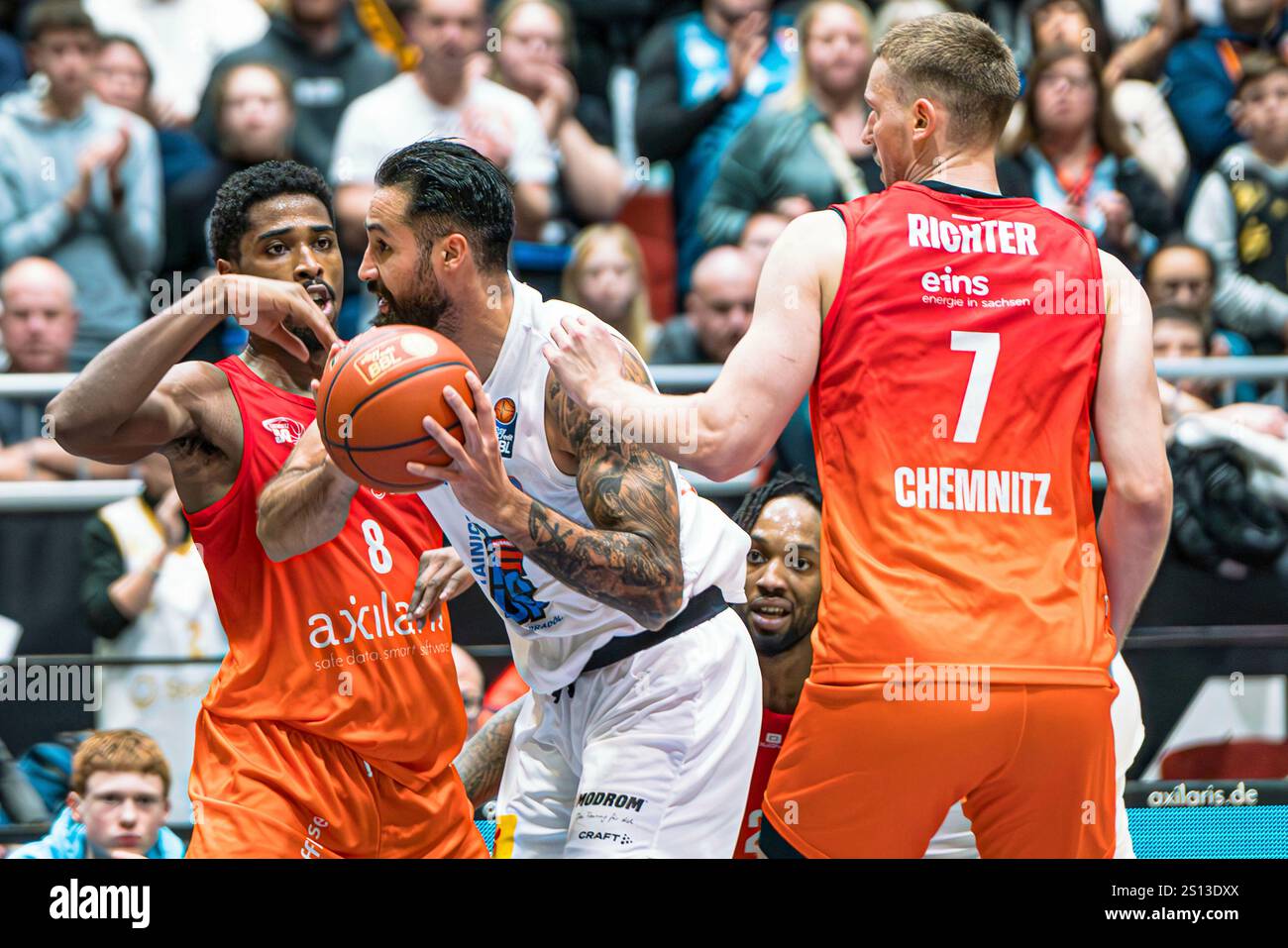 Chemnitz, Deutschland 30. Dezember 2024: 1.BBL - 2024/2025 - Niners ...