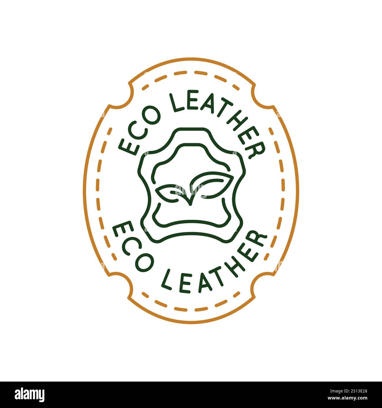 Natural leather logo Cut Out Stock Images & Pictures - Alamy