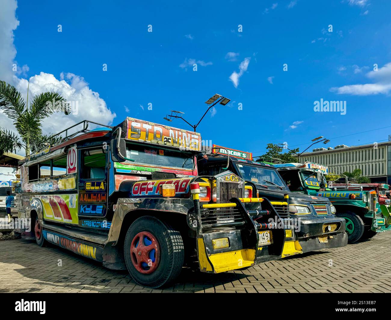 Colorful Jeepneys in the Philippines - Iconic Public Transport Stock ...