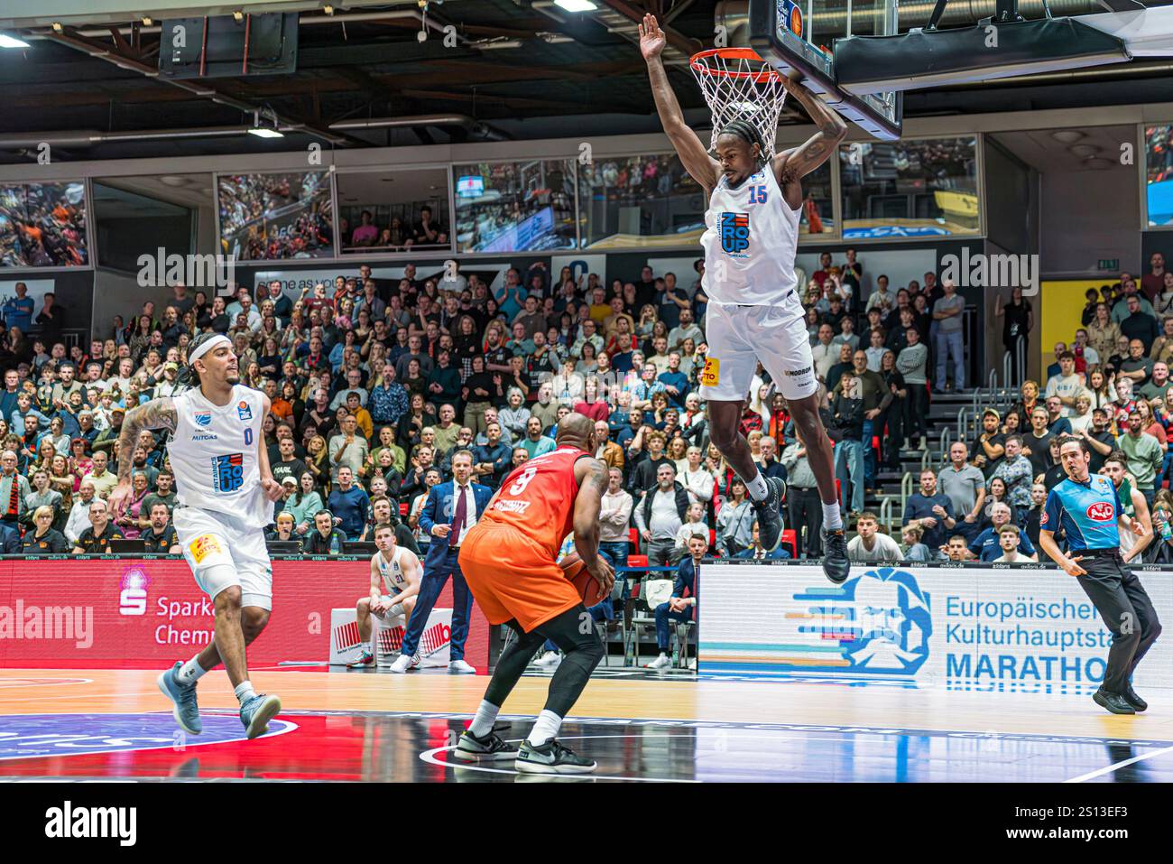 Chemnitz, Deutschland 30. Dezember 2024: 1.BBL - 2024/2025 - Niners ...