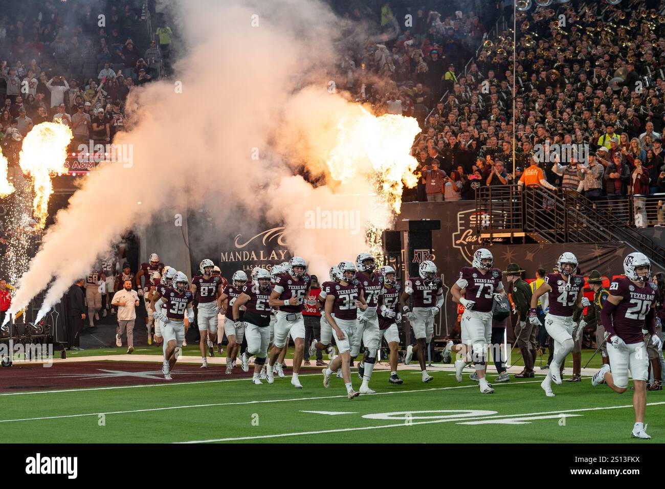 Las Vegas, United States. 27th Dec, 2024. Texas A&M program entrance ...