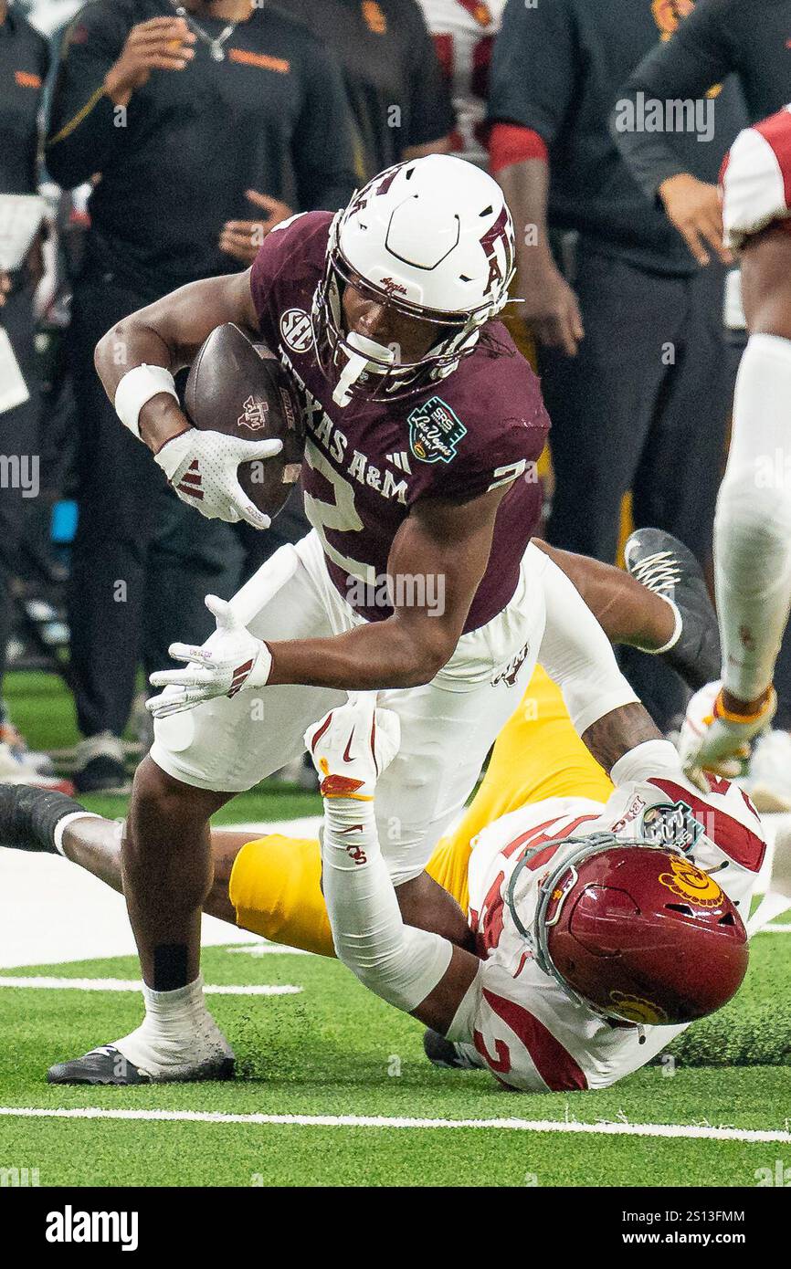 Las Vegas, United States. 27th Dec, 2024. Texas A&M Aggies Wide ...