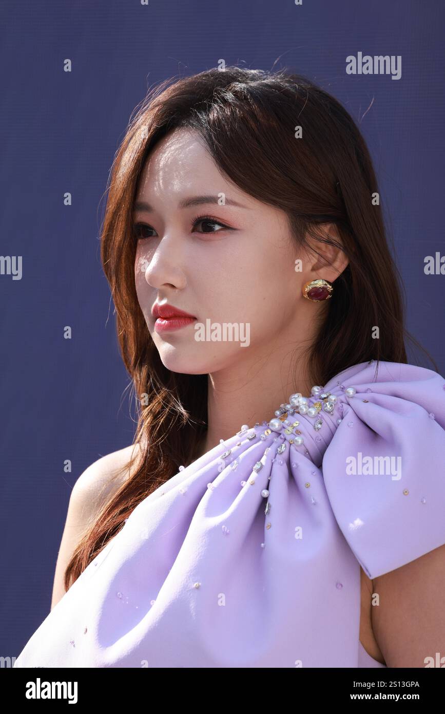 Chinese singer, dancer and actress Cheng Xiao attends an activity in ...
