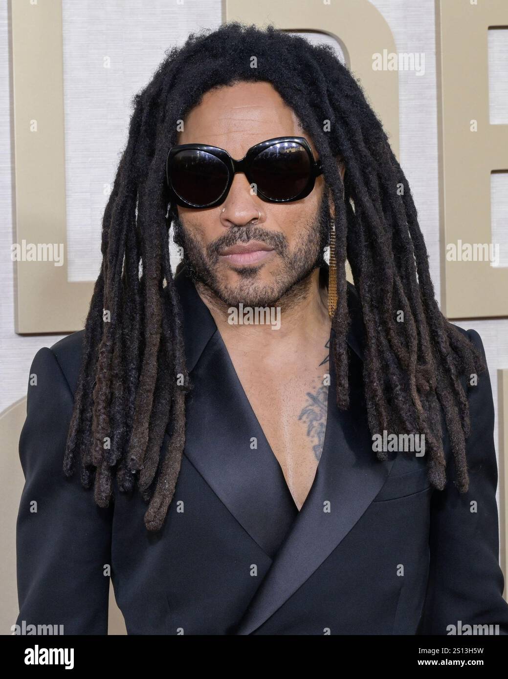 January 7, 2024, Beverly Hills, California, USA: Lenny Kravitz attends ...