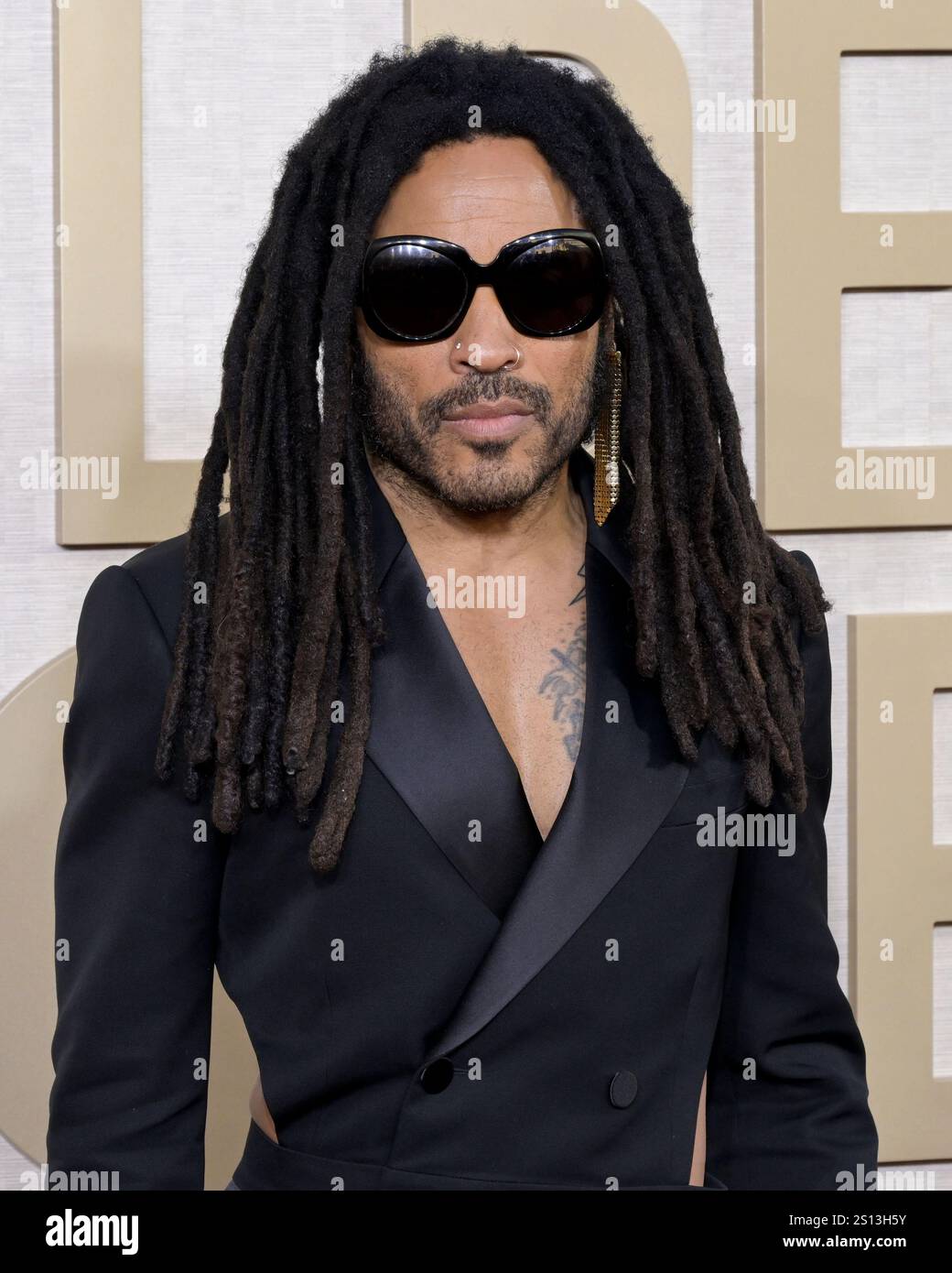January 7, 2024, Beverly Hills, California, USA: Lenny Kravitz attends ...