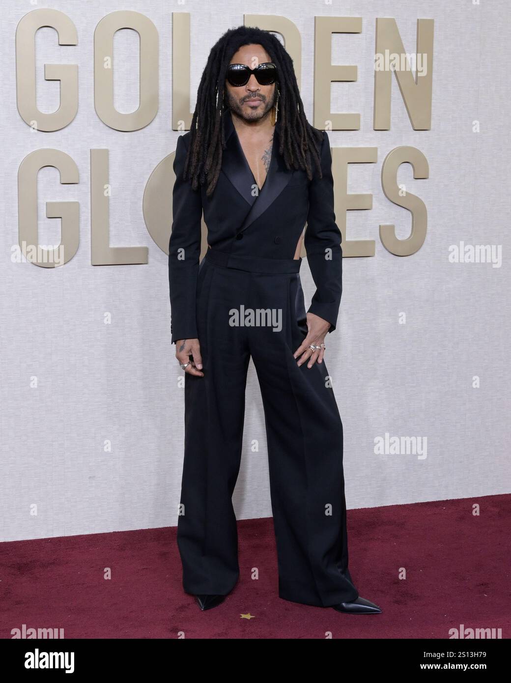 January 7, 2024, Beverly Hills, California, USA: Lenny Kravitz attends ...