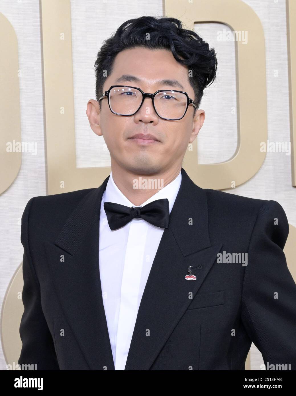 January 7, 2024, Beverly Hills, California, USA: Lee Sung Jin attends the 81st Annual Golden ...
