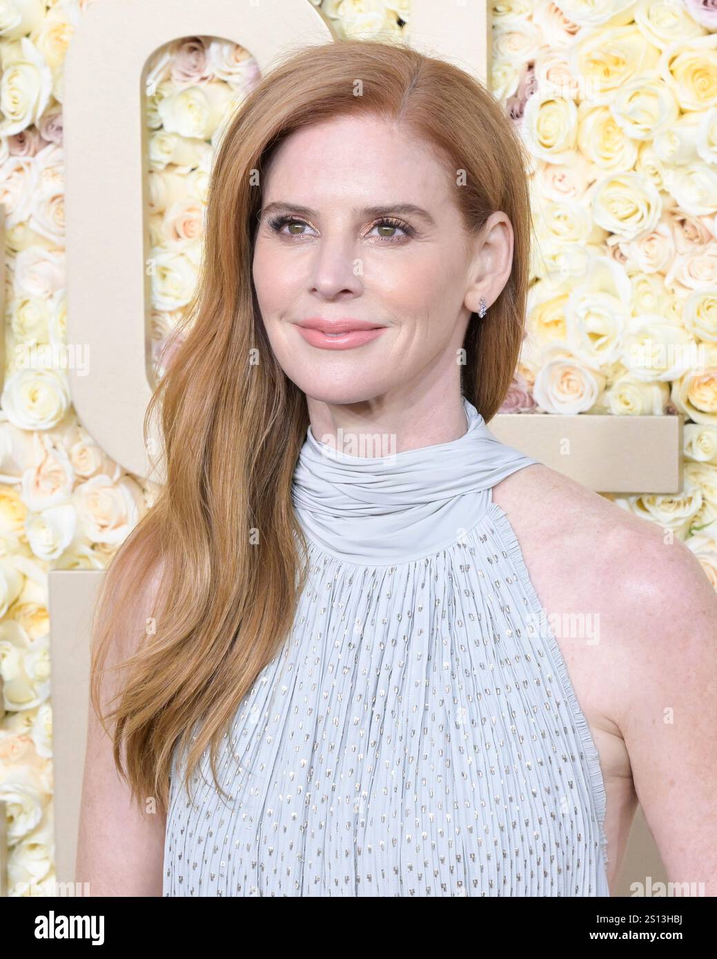 January 7, 2024, Beverly Hills, California, USA: Sarah Rafferty attends ...