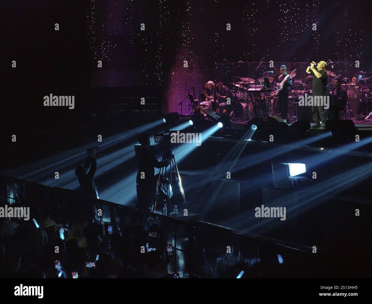 Chinese singer Dao Lang holds a concert in Beijing, China, 28 December ...