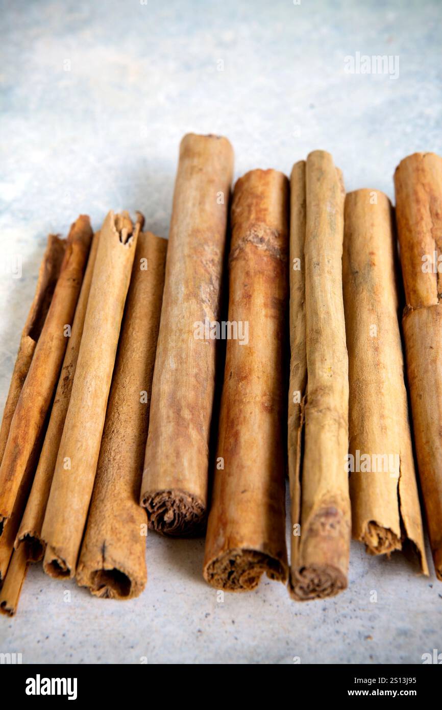 Cinnamon is a spice that comes from the dried bark of various species ...