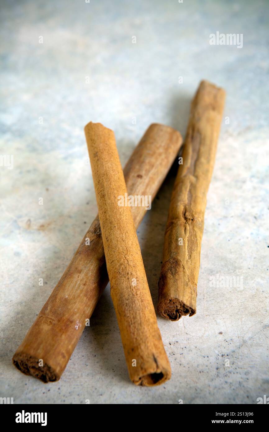 Cinnamon is a spice that comes from the dried bark of various species ...