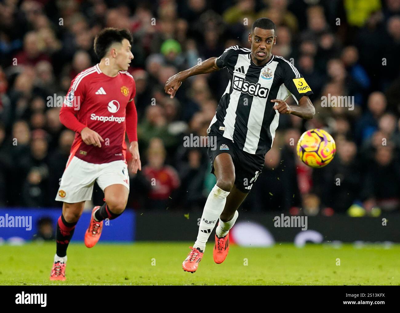 Manchester, UK. 30th Dec, 2024. Alexander Isak of Newcastle United ...
