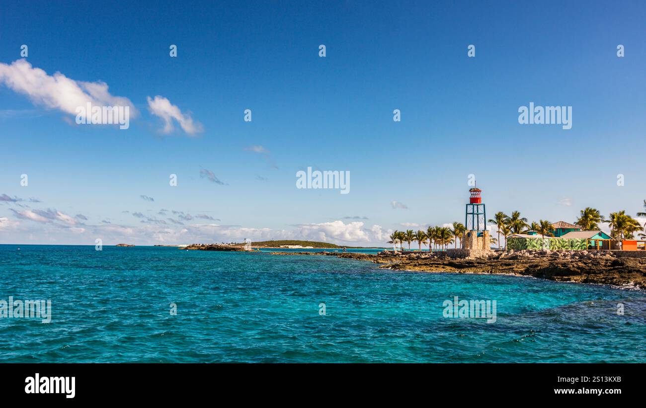 Bahamas Coco Cay Caribbean Island - Luxury beach oasis Stock Photo - Alamy