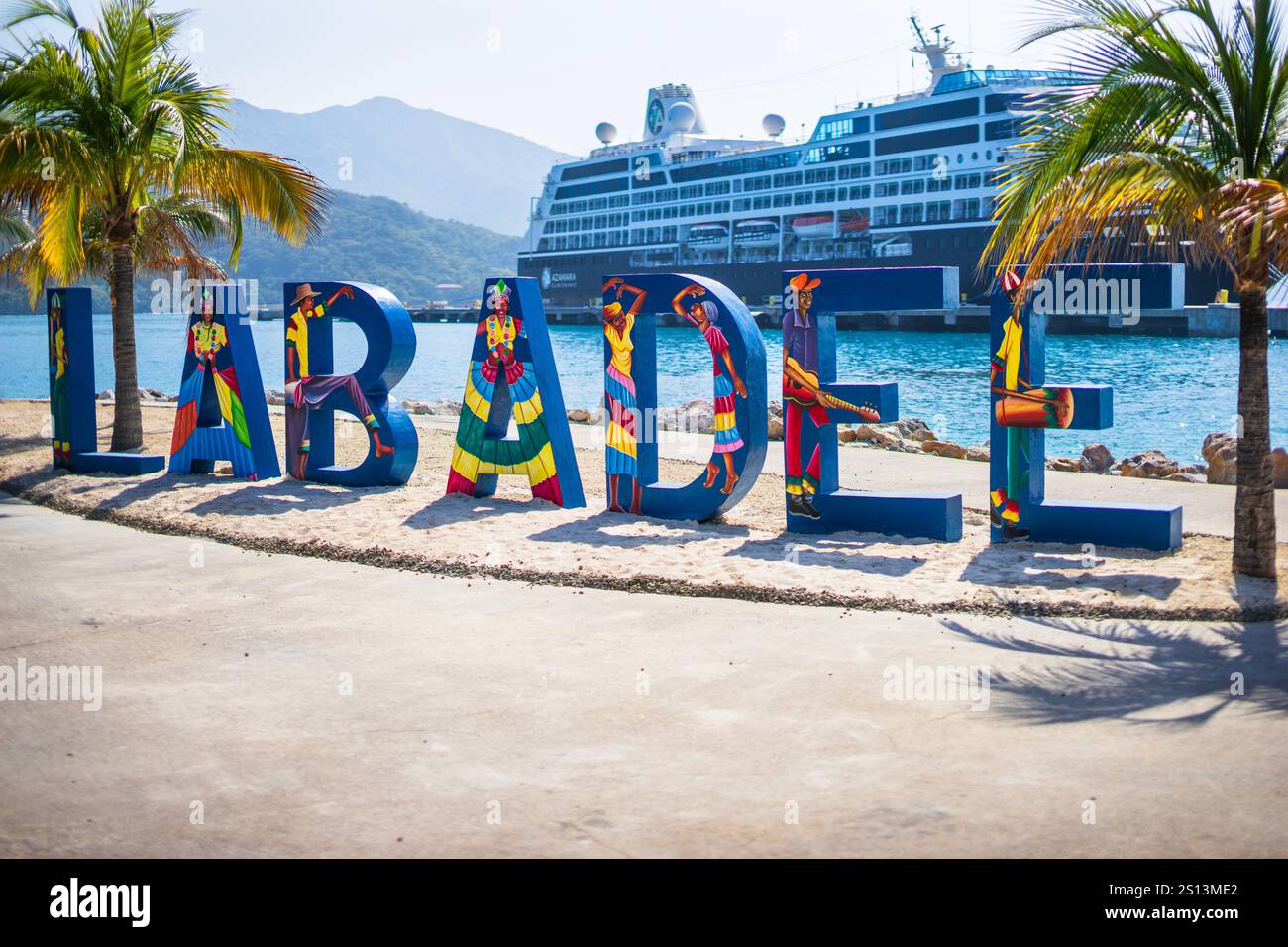 Labadee is located on the northern coast of Haiti, Caribbean Sea. It is ...