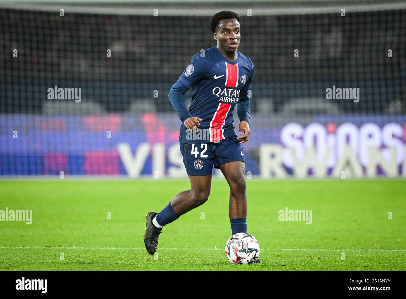 Paris, France. 22nd Nov, 2024. Yoram ZAGUE of PSG during the French ...