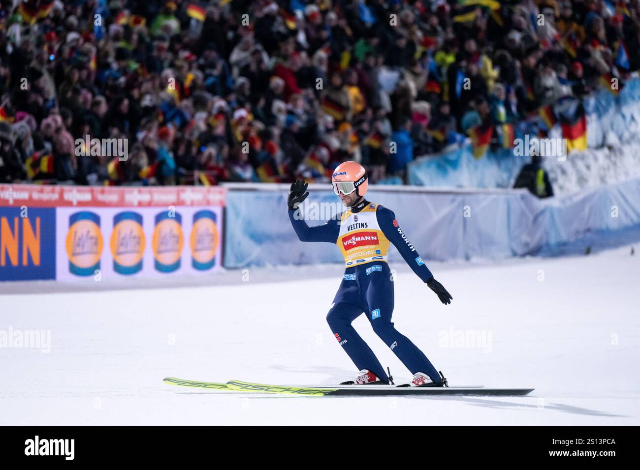PASCHKE Pius (Deutschland) im Ziel, GER, FIS Viessmsann Skisprung ...