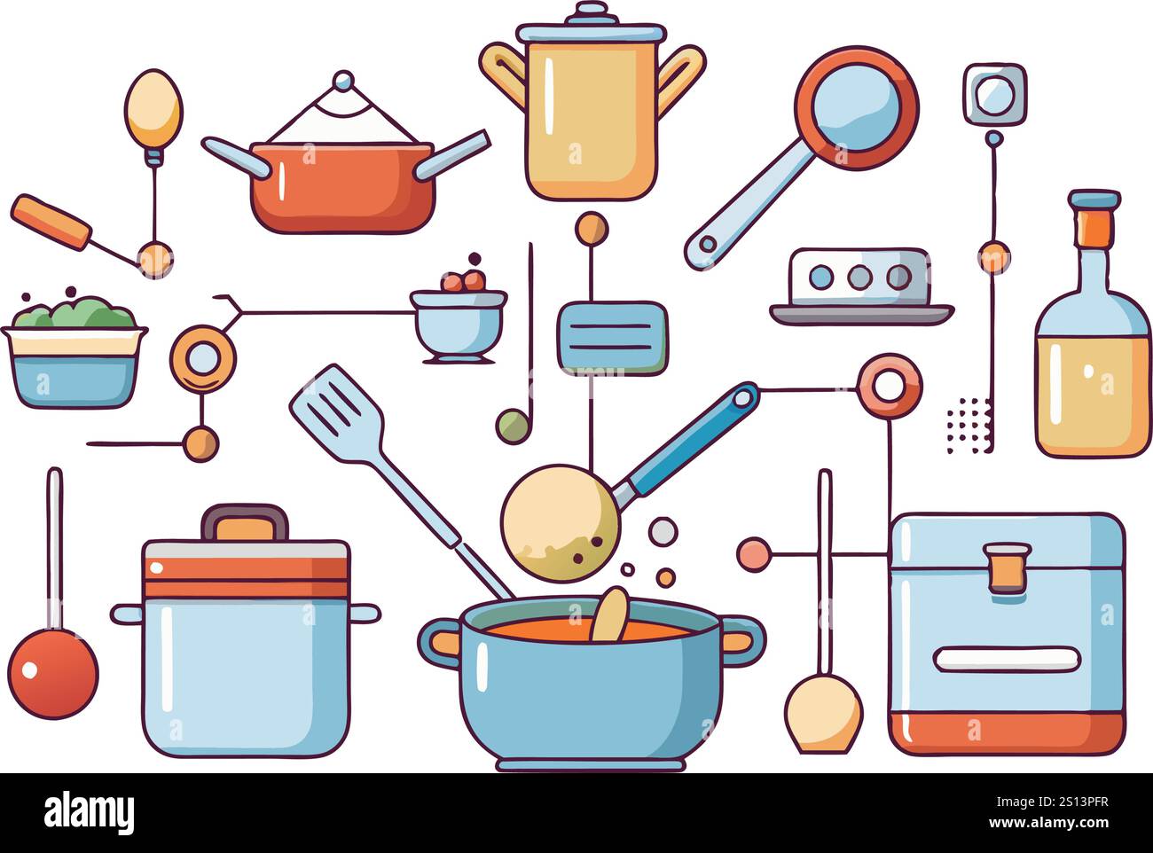 Innovative kitchenware Stock Vector Images - Alamy
