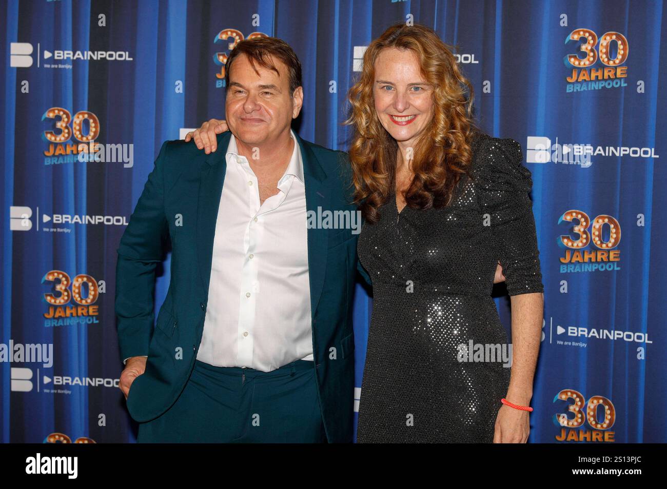 Marcus Wolter und Shona Fraser beim Event 30 Jahre Brainpool im Cinedom. Köln, 19.12.2024 ...