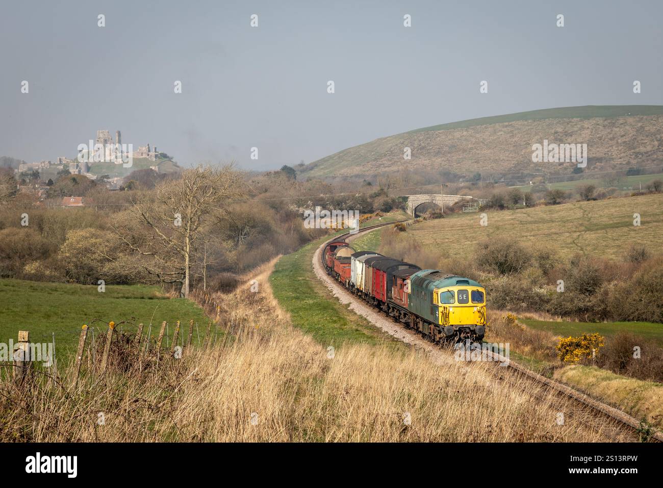 BR Class 33 No. 33111, Afflington, Dorset, England, UK Stock Photo - Alamy