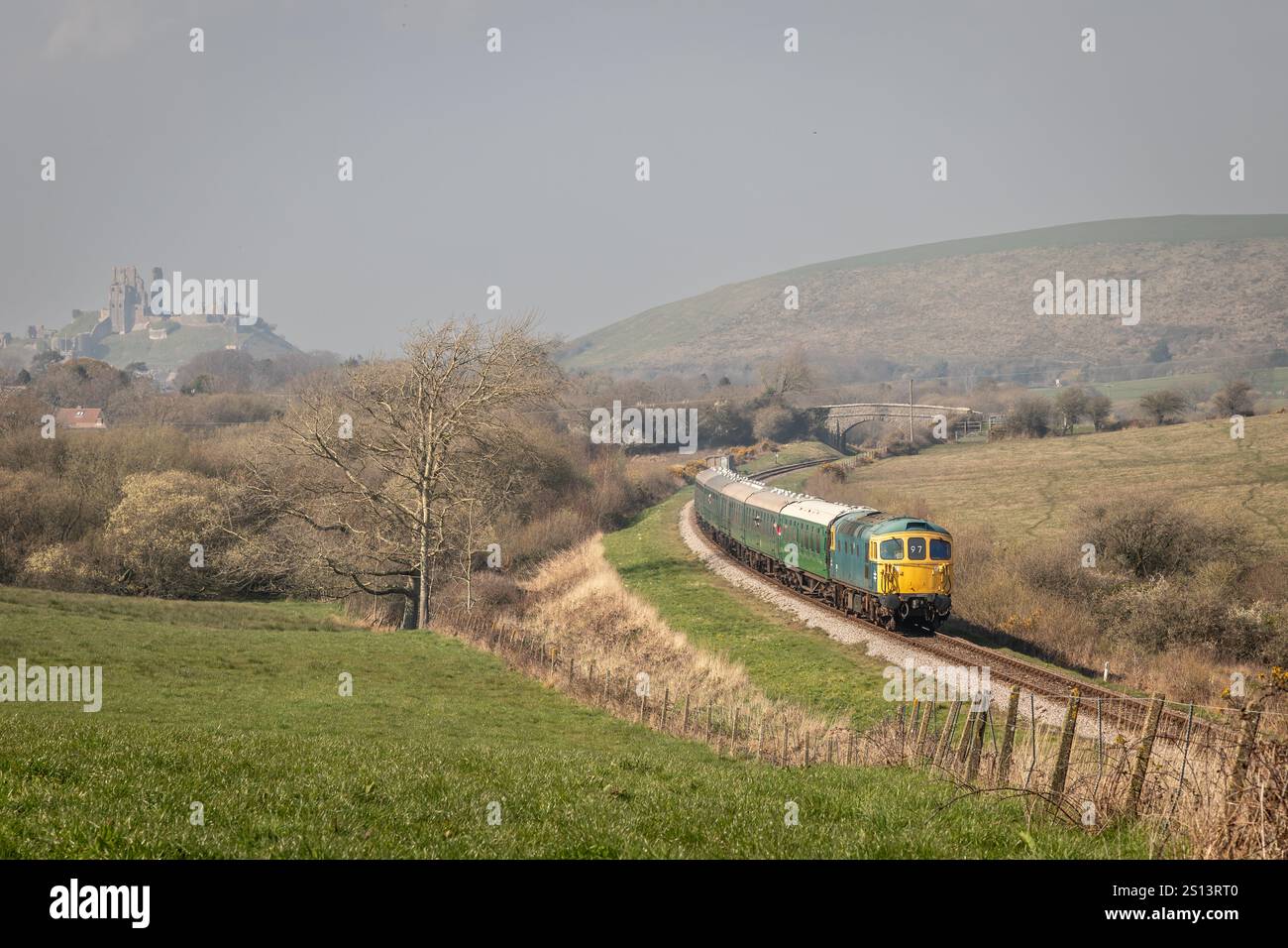 BR Class 33 No. 33111, Afflington, Dorset, England, UK Stock Photo - Alamy