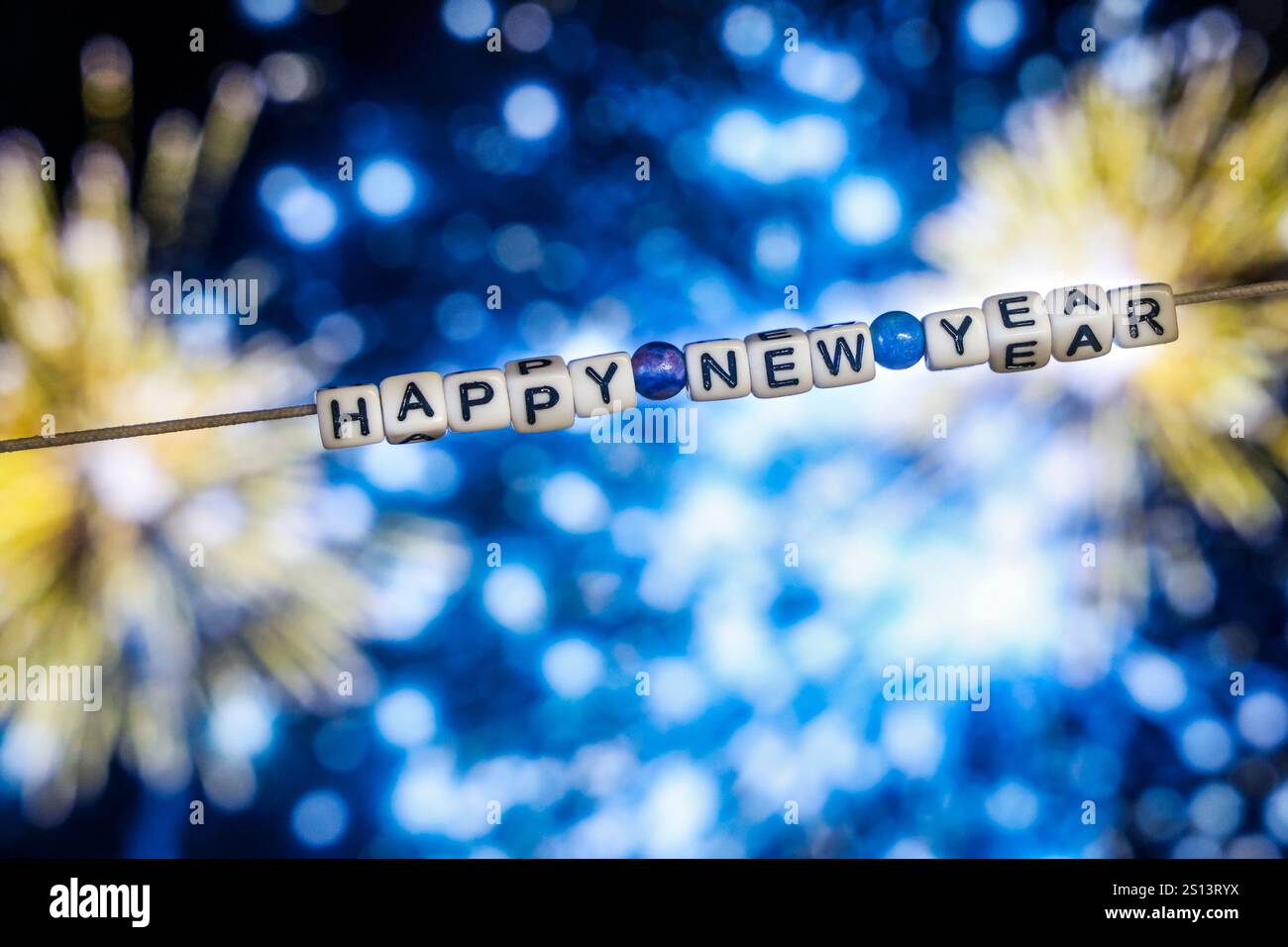 Duisburg, Germany. 31st Dec, 2024. ILLUSTRATION - The words "Happy New ...