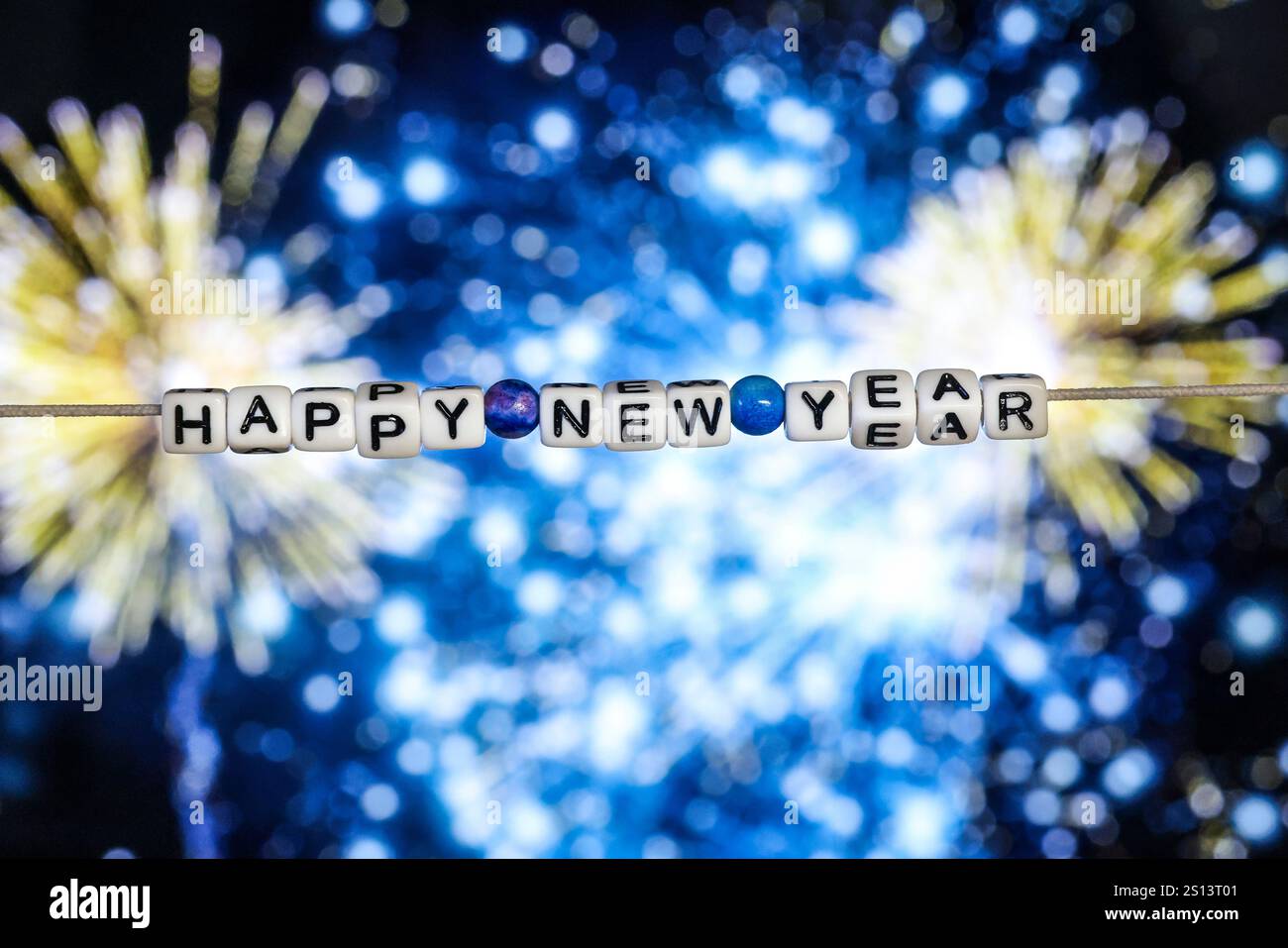 Duisburg, Germany. 31st Dec, 2024. ILLUSTRATION - The words "Happy New ...