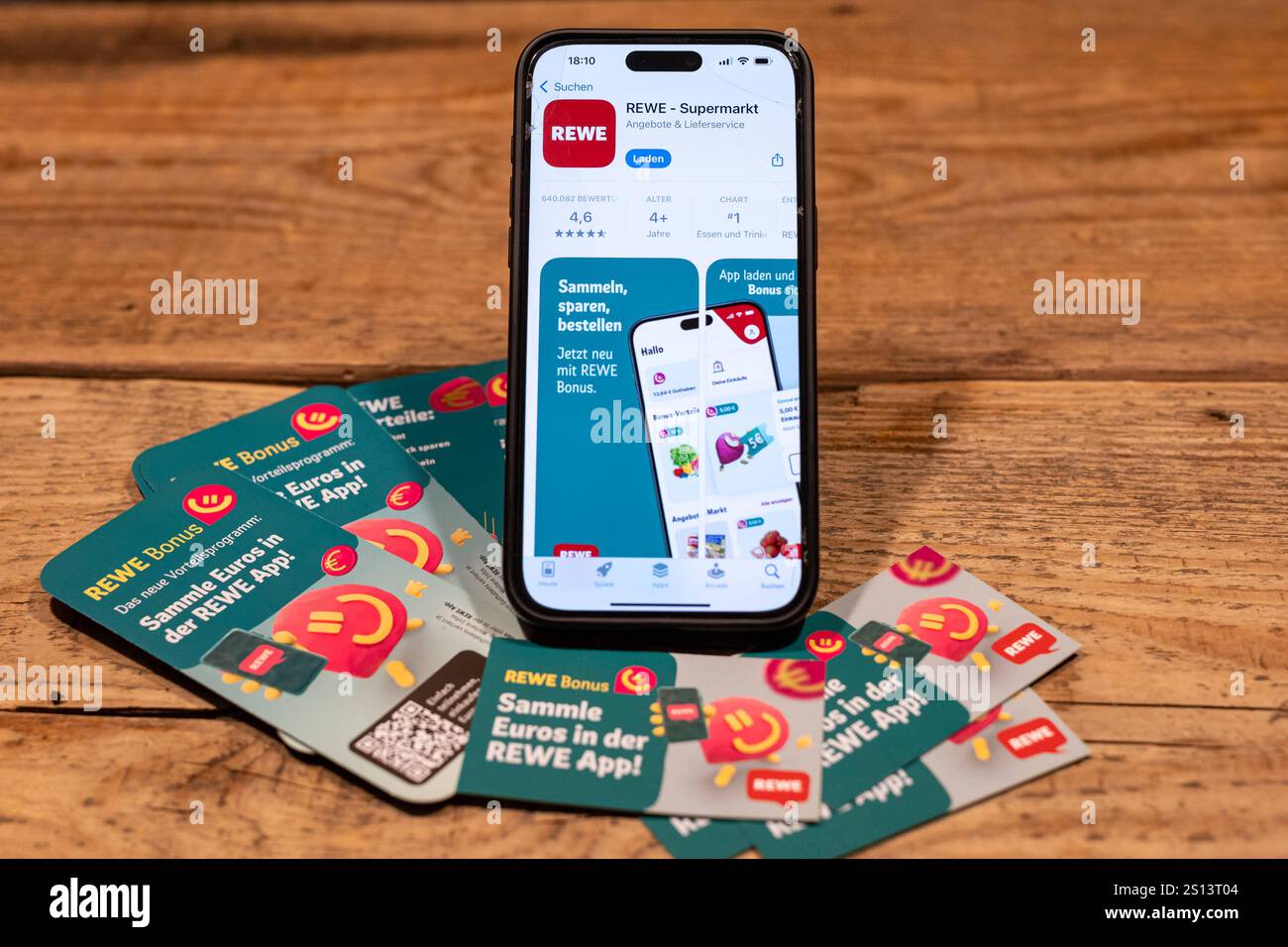 REWE bewirbt neues Bonusprogramm mit Kampagne 30.12.24, Selters ...