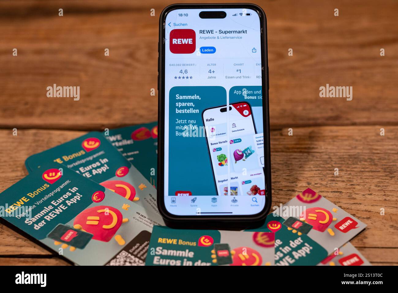 REWE bewirbt neues Bonusprogramm mit Kampagne 30.12.24, Selters ...