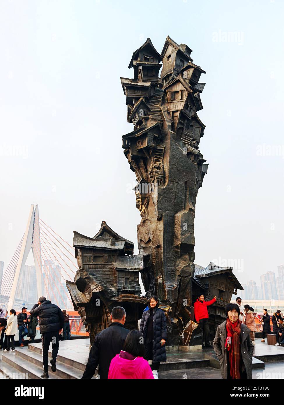 Hongya Cave (Hong Ya Dong) is a traditional ''stilted building ...