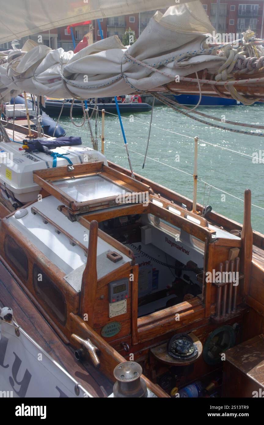 Historic yacht Lively Lady back in Portsmouth after her second ...