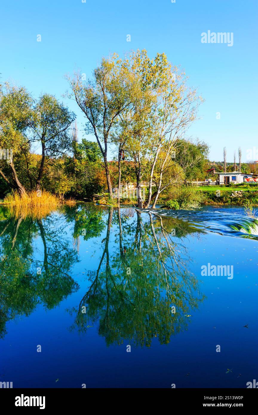 Peaceful Lake Surrounded by Pristine Forests and Preserved Nature. Tranquil Getaway for Scenic ...