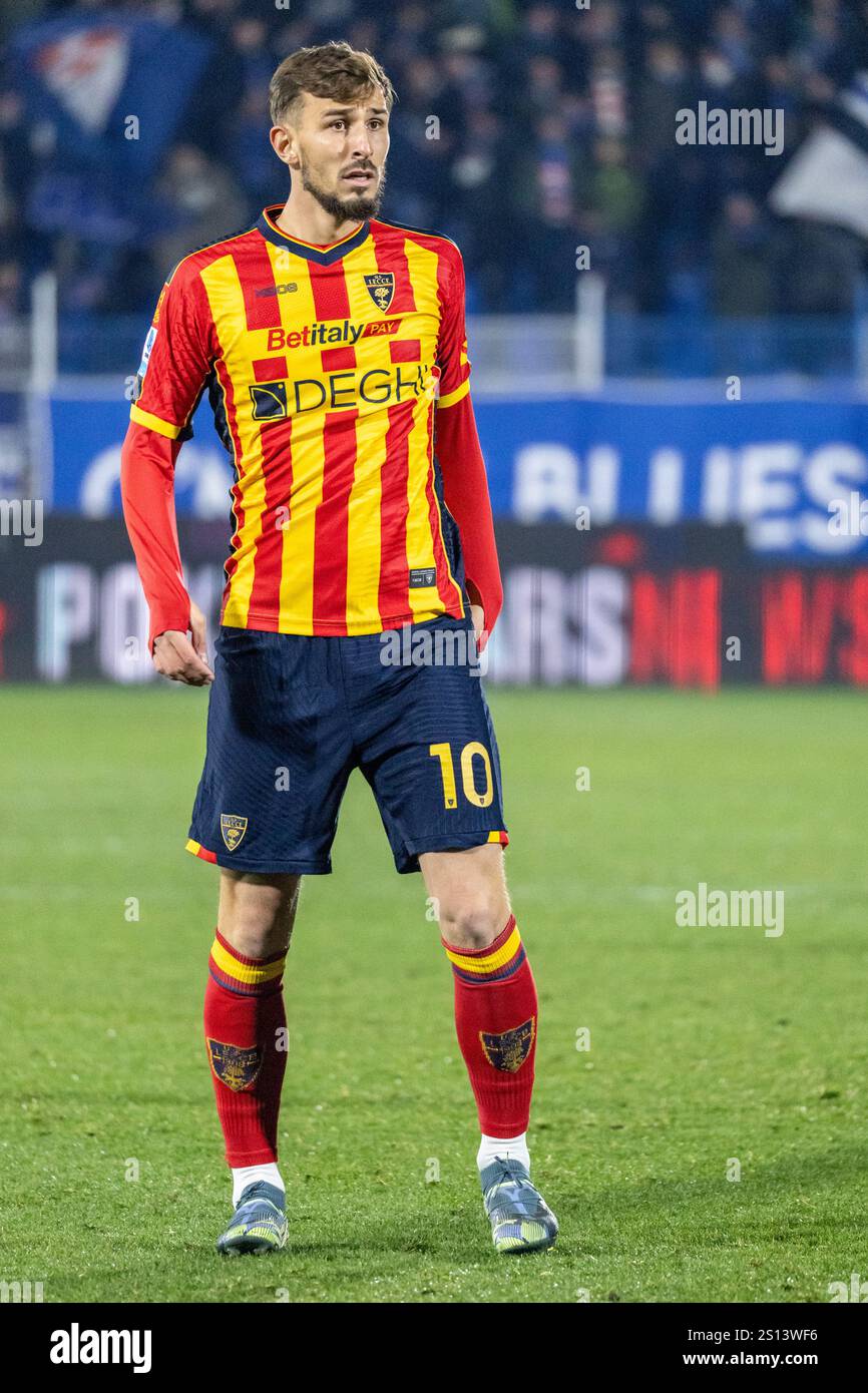 Oudin Lecce during serie A match Como vs Lecce - Como december 30 2024 ...