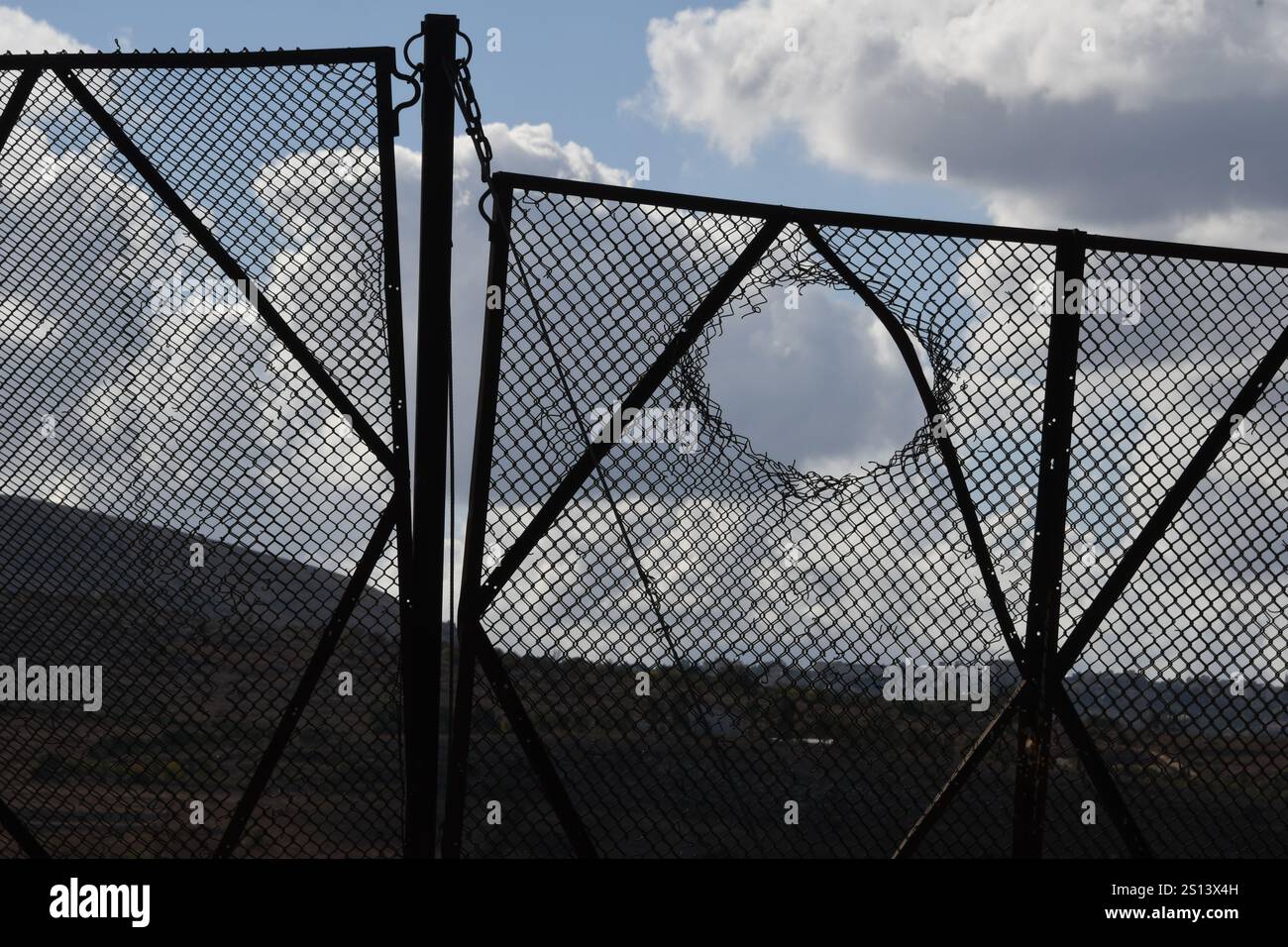 September 17, 2024 Damage caused to IDF military outpost on the ...