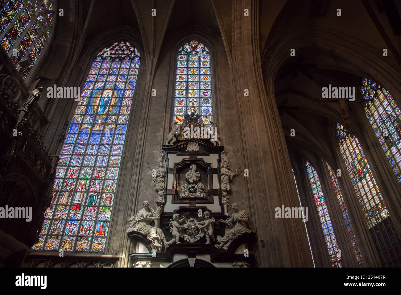 Entrance to the Baroque Chapel of St. Ursula from XVII century in ...