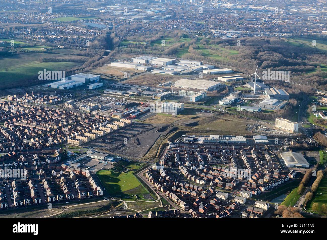 Former Orgreave site, south of Sheffield, now new housing and the ...