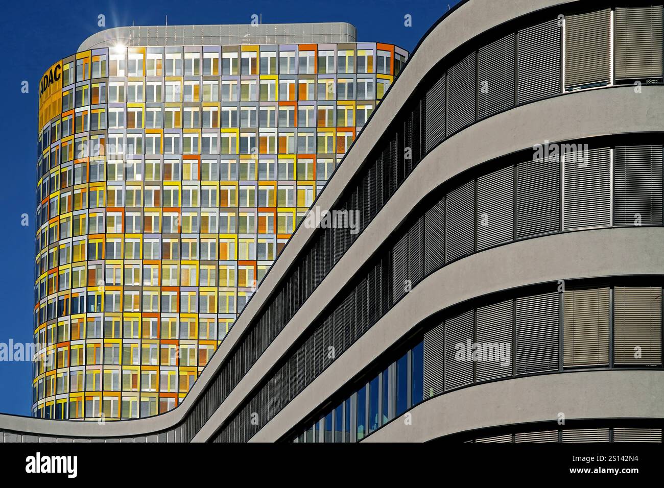 ADAC building in Munich, Germany, Bavaria, Munich Stock Photo - Alamy