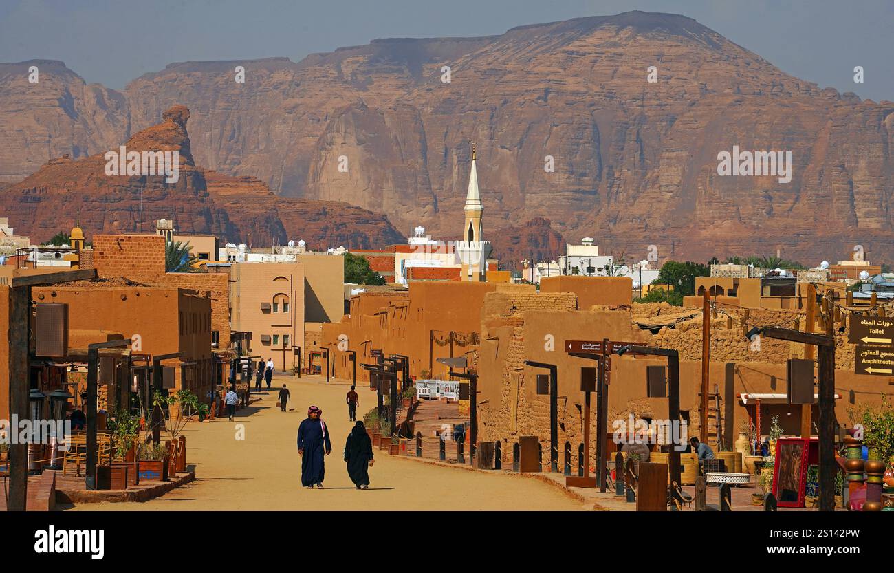 Old town of Al Ula, Saudi Arabia, Al Ula Stock Photo - Alamy