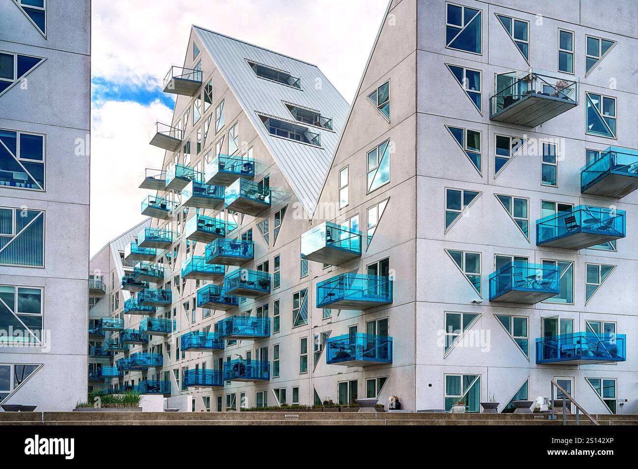Iceberg residential complex in Aarhus, Denmark, Aarhus Stock Photo - Alamy