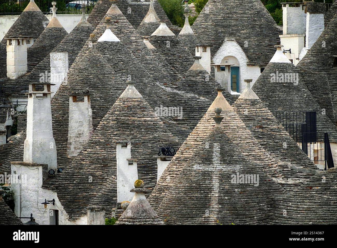 old city of Alberobello, Trulli village, Italy, Apulia, Pulia Stock ...