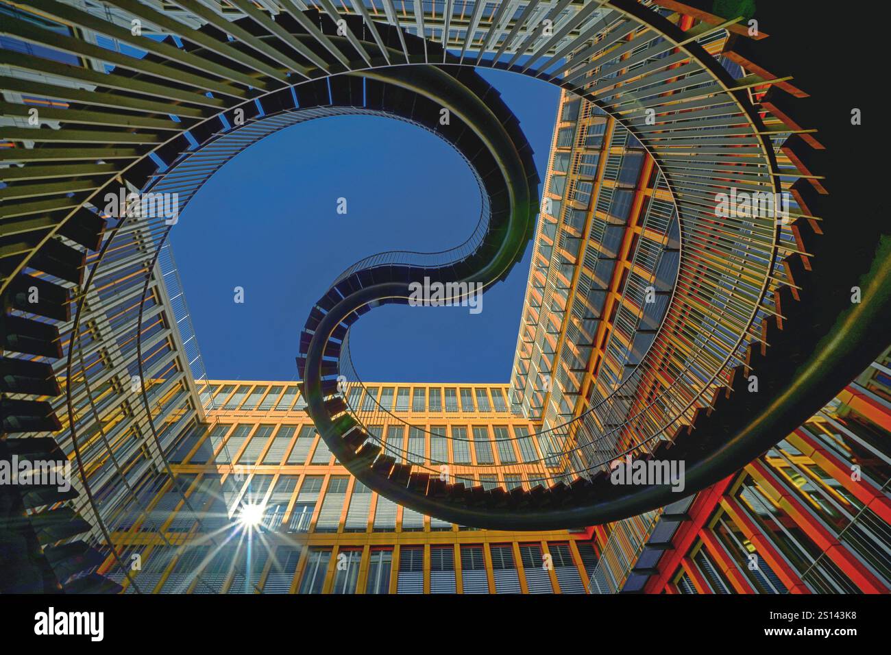 University of Munich, sculptue Endless Stairs, Germany, Bavaria ...