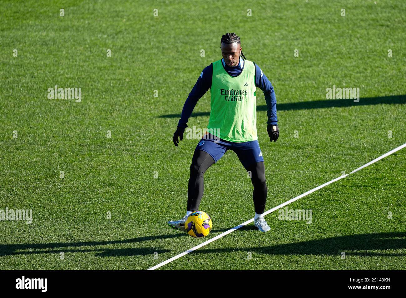 Vinicius Junior during the last 2024 open doors training sassion of ...