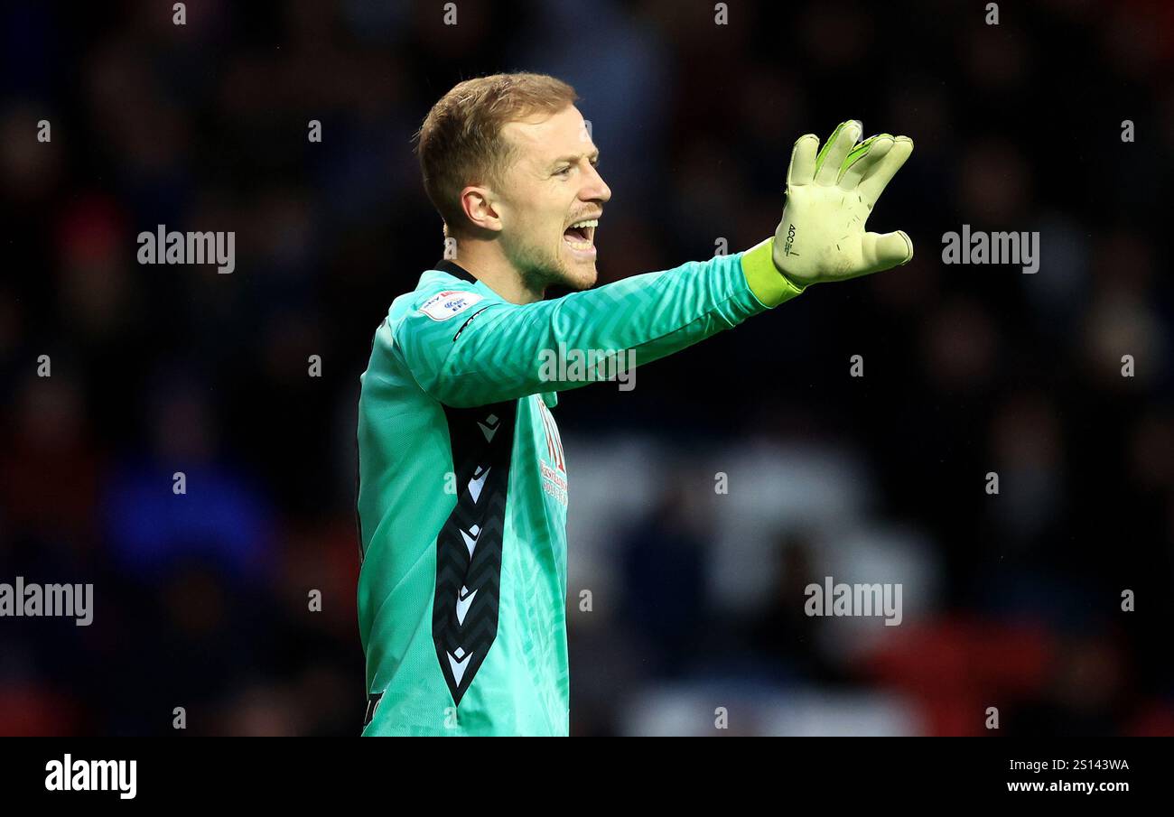 Blackburn Rovers goalkeeper Aynsley Pears during the Sky Bet ...